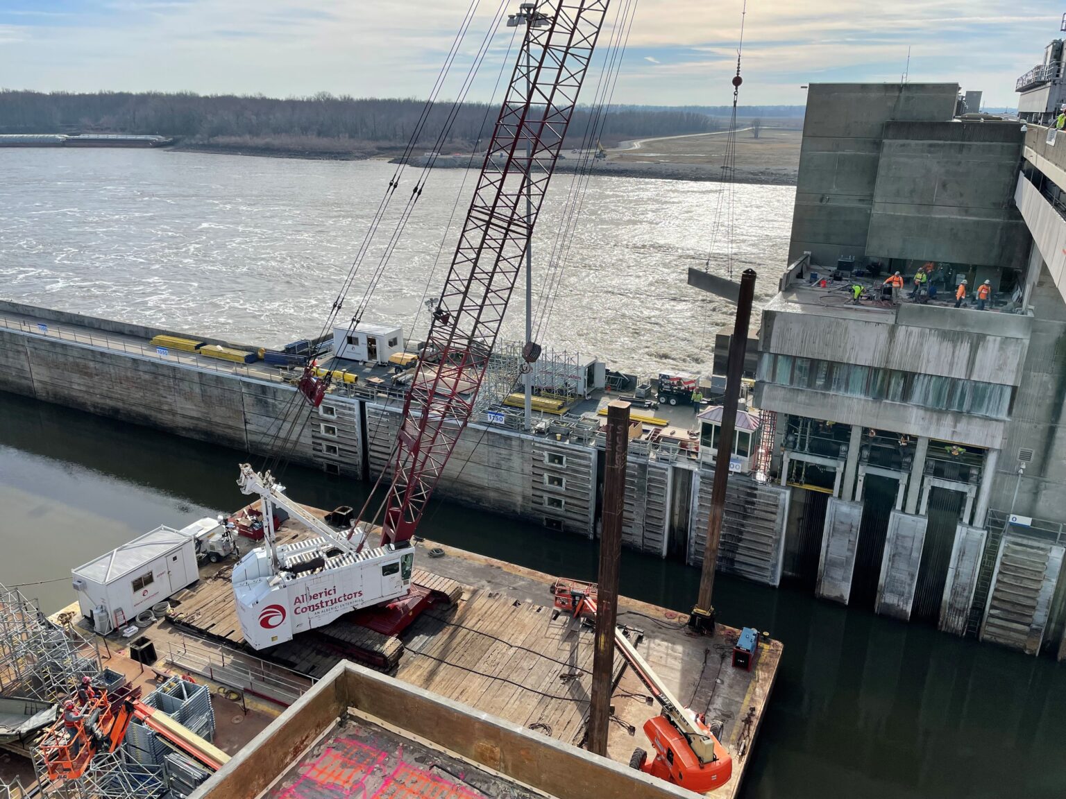 Melvin Price Locks & Dam Main Lock Overlook Alterations | Alberici